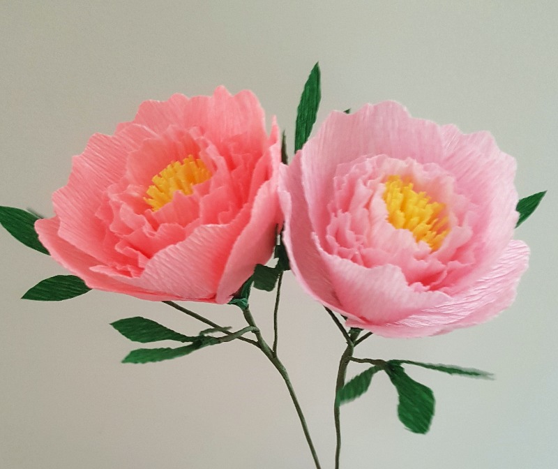 A Playful Stitch: Paper Peonies