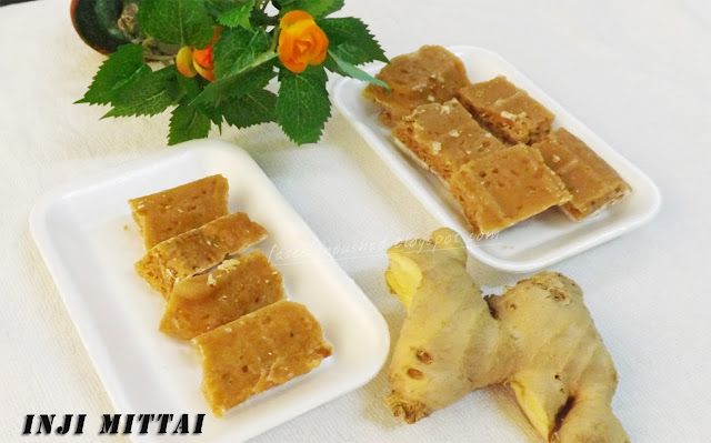 GOOD FOOD ENDS WITH GOOD TALK: Inji Mittai