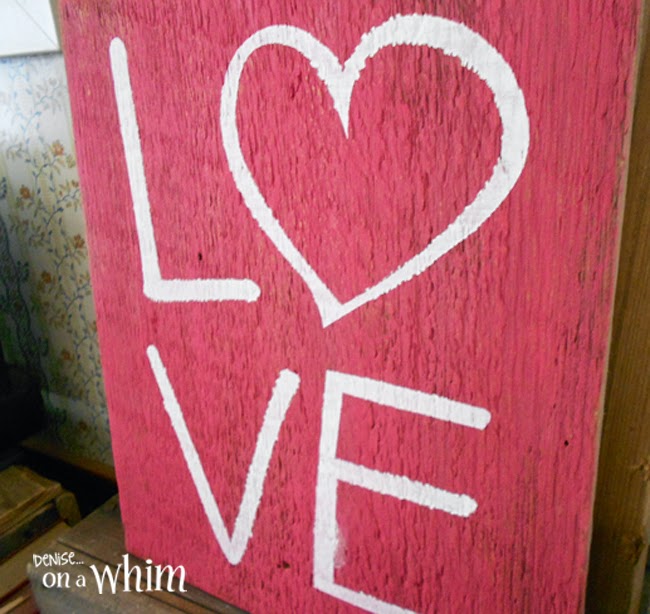 denise...on a whim: Love Is in the Air Valentine Signs: Stacked Love ...