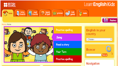 English Class Cervantes NULES: BRISTISH COUNCIL. LEARN ENGLISH KIDS