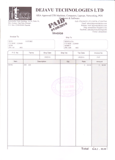ETR MACHINES : Registration of an Etr Machines.Dejavu Technologies ...