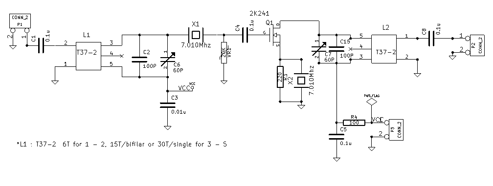 JO1ACW: 7Mhz DC receiver 2SK241