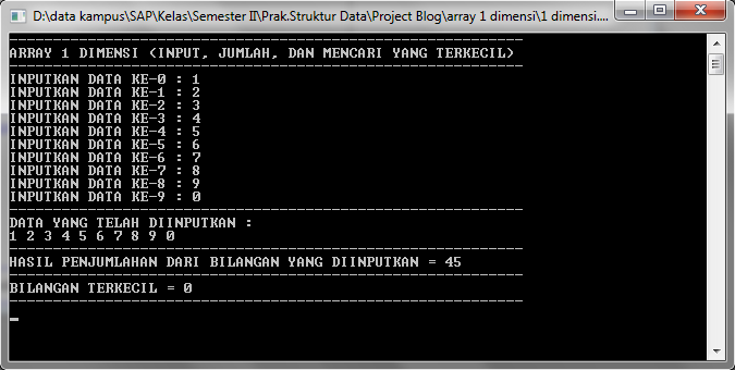 Array 1 Dimensi dan Array 2 Dimensi ~ IDROTIFORM