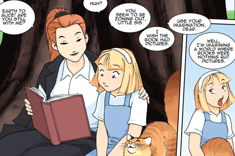 A GEEK DADDY: Comic Book Review: Alice in Wonderland