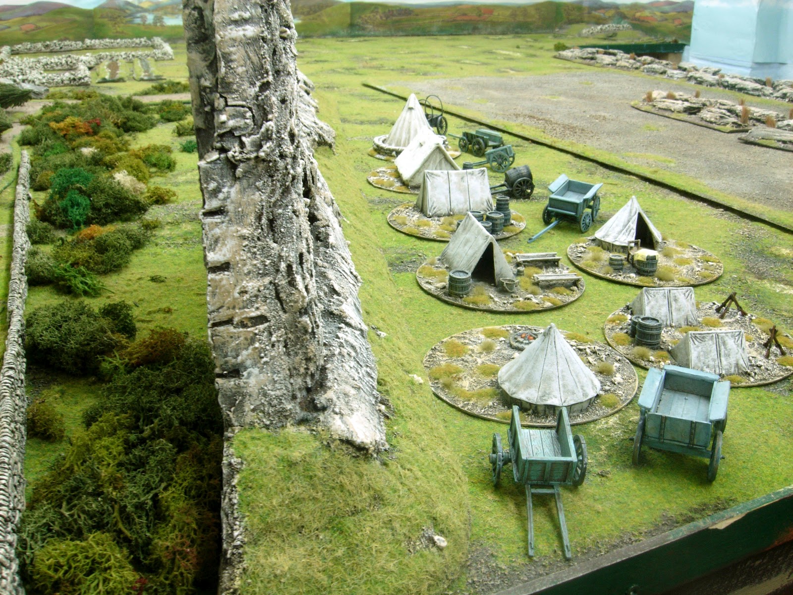 Wargaming with Silver Whistle: Isandlwana backdrop