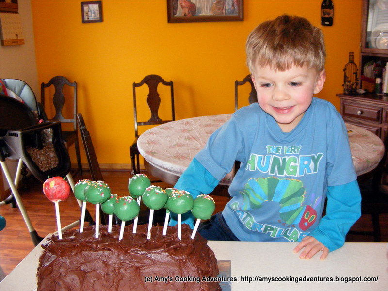 The Very Hungry Caterpillar Chocolate Cake