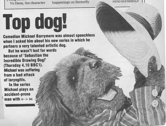 Curious British Telly: Sebastian the Incredible Drawing Dog