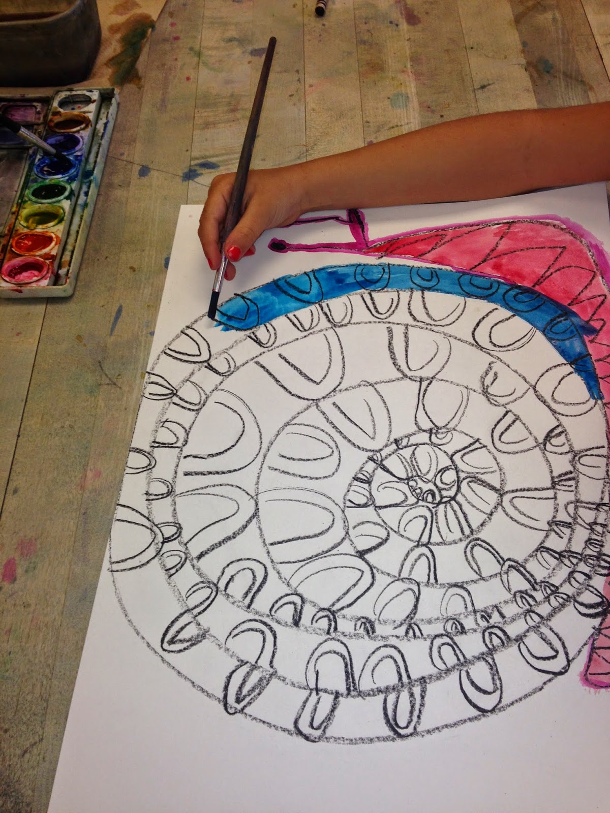 Art Room Blog: Kindergarten Colorful Snail...