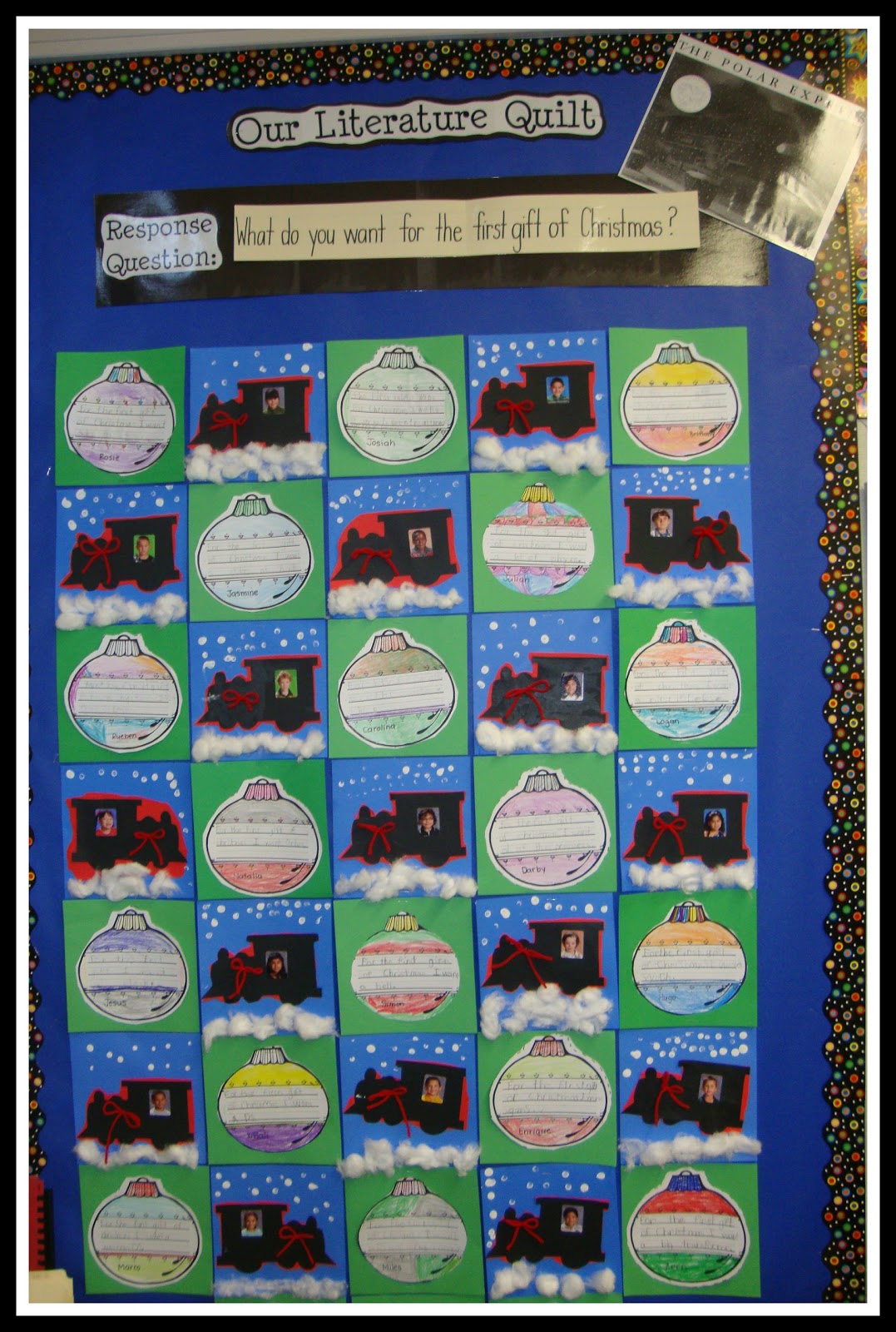 Today In First Grade: The Polar Express December Quilt