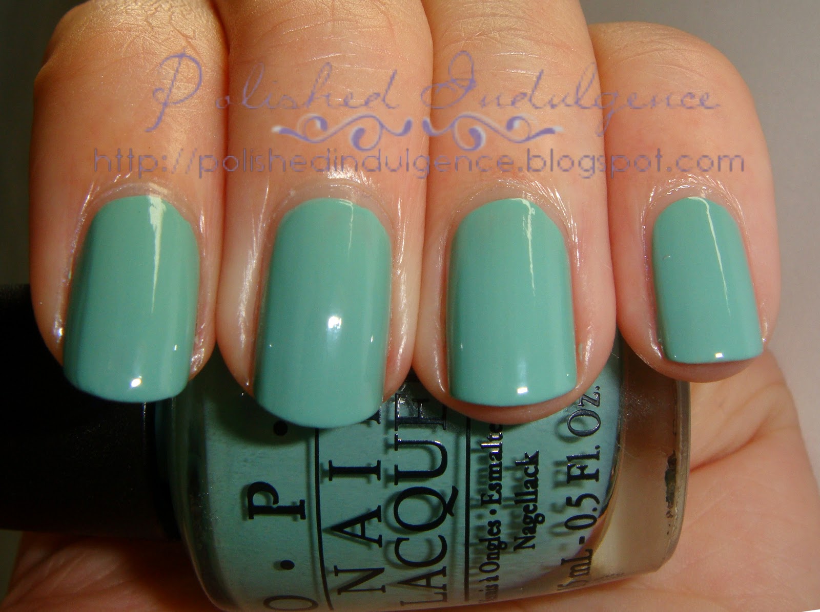 Polished Indulgence: OPI Mermaid's Tears are of joy and not sorrow.