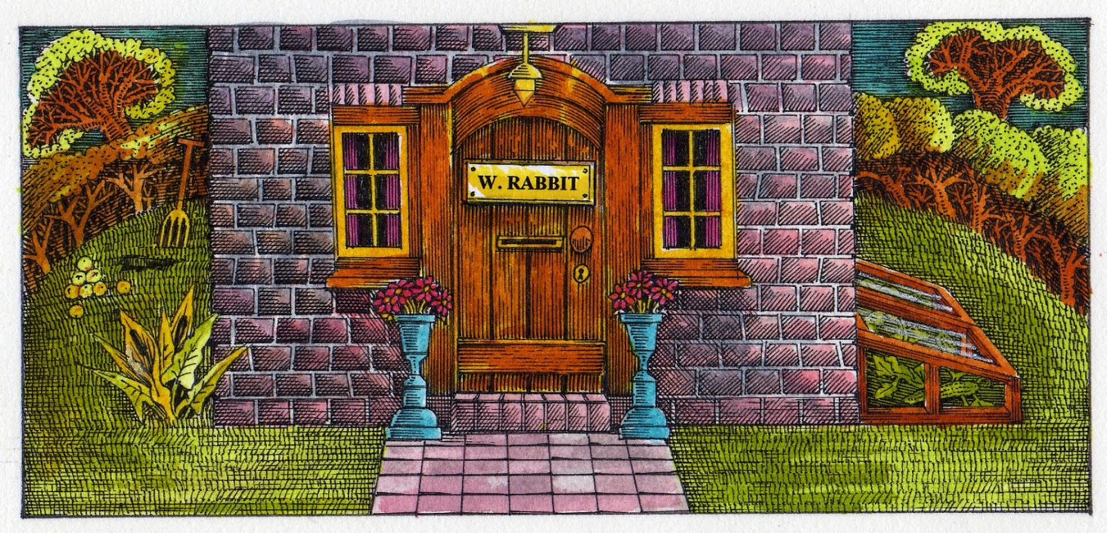 John Vernon Lord: The White Rabbit's House (Alice's Adventures in ...