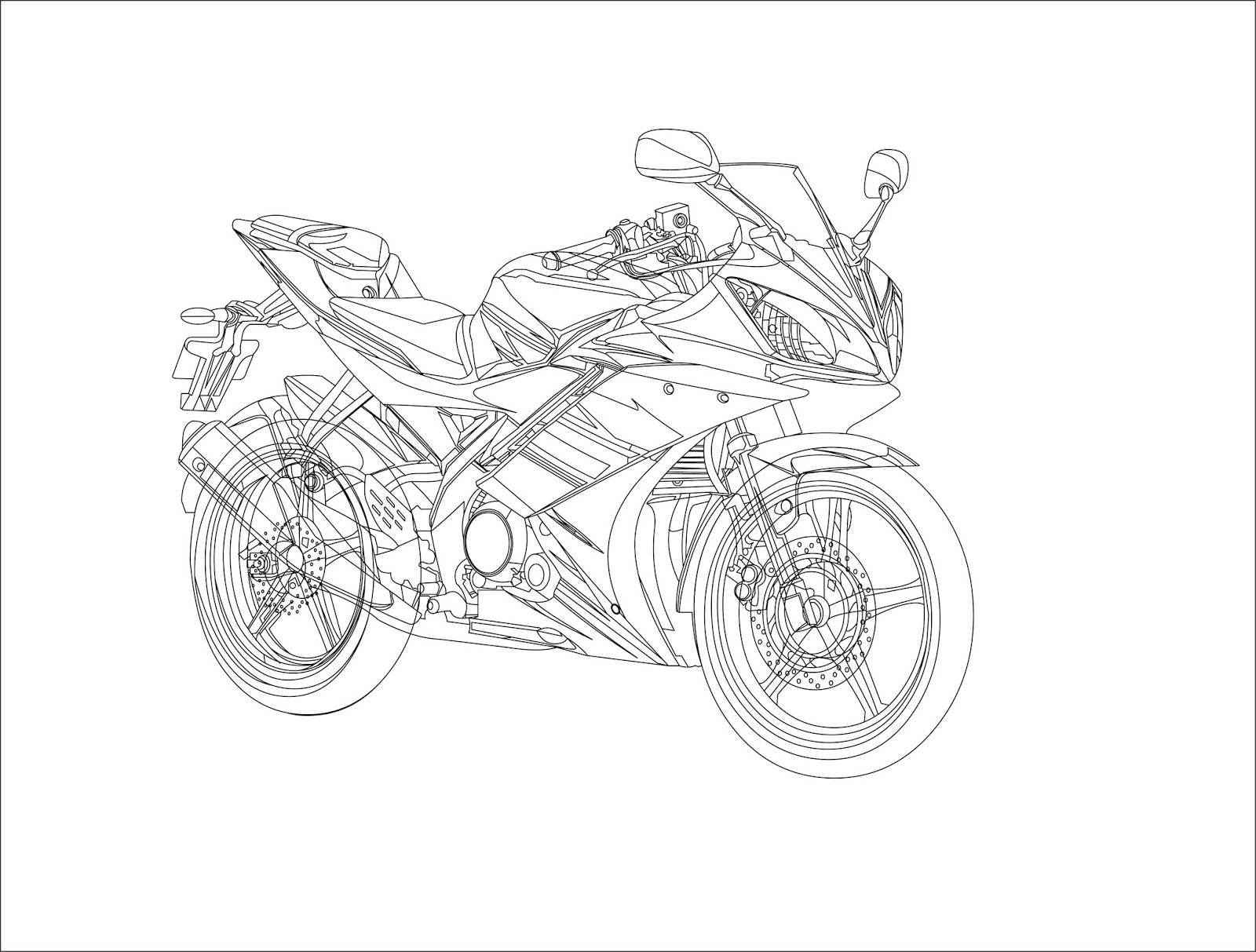 SD Creations: Yamaha YZF R15 -Re-branding