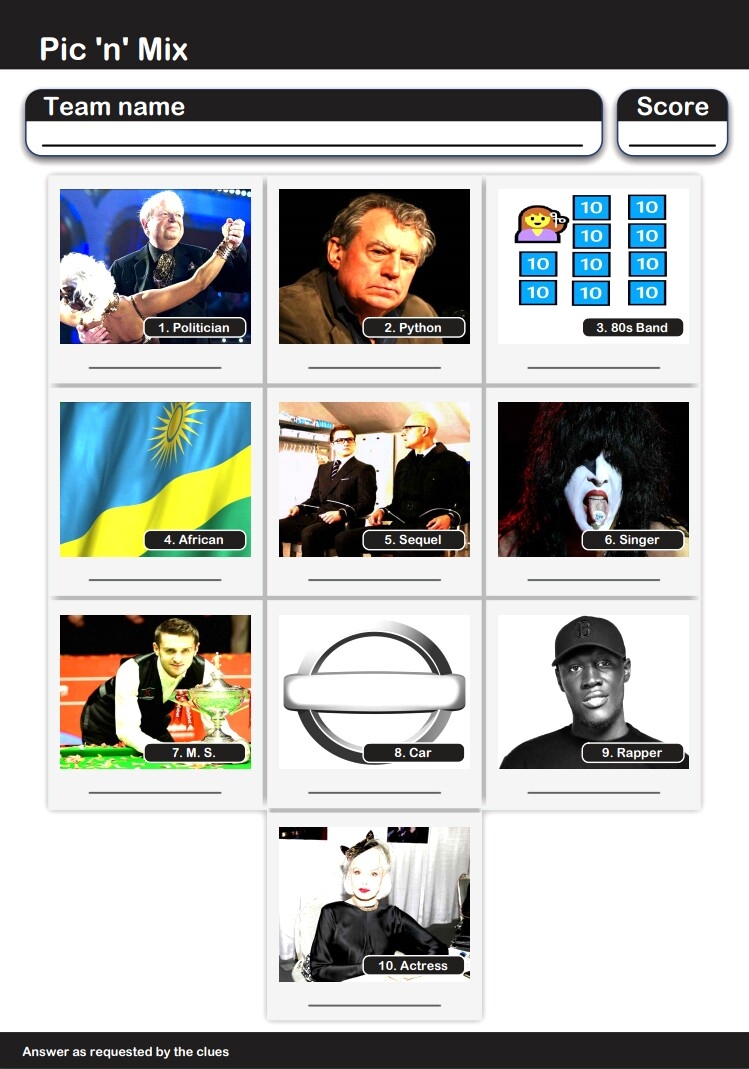 Pic 'n' Mix Picture Rounds!