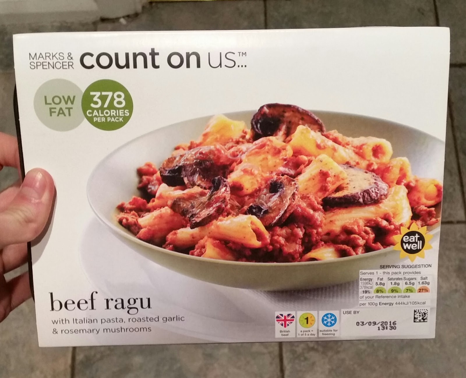 Trust Me Treats: Marks & Spencer's Count On Us Beef Ragu review