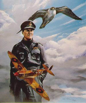 FDRA - Fuerza Aérea: George Beurling: Máximo as canadiense