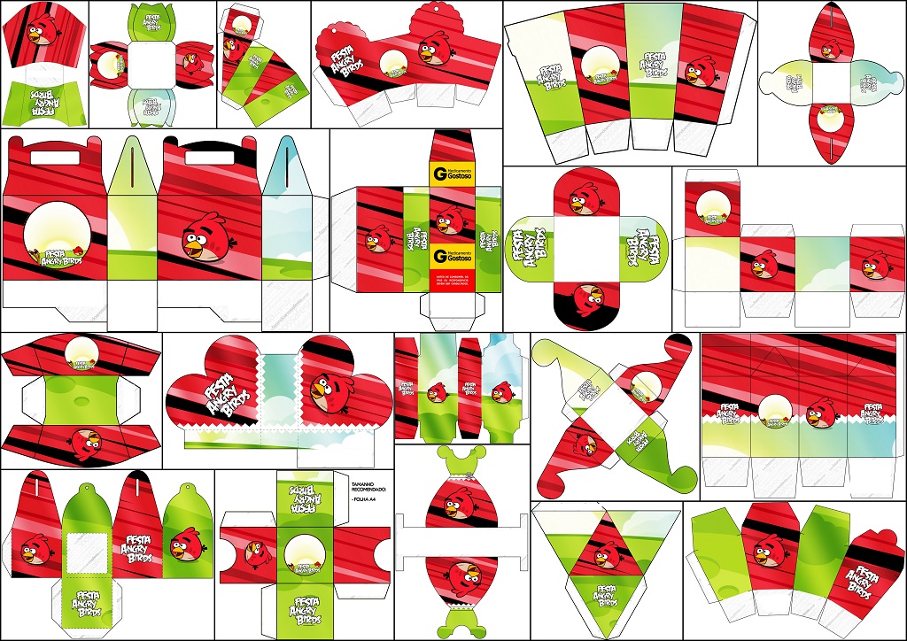 Angry Birds: Free Printable Boxes. - Oh My Fiesta! for Geeks