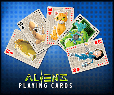 JIMSMASH ! ! !: CUSTOME 'ALIEN' PLAYING CARDS