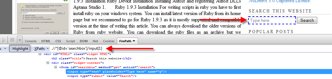 Xpath,Firebug and Firepath | QuestionSelenium Xpath,Firebug and Firepath | QuestionSelenium