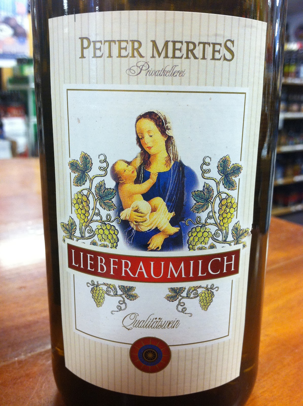 Kristen's Wine Blog: Tasting - Peter Mertes Liebfraumilch Rheinhessen ...