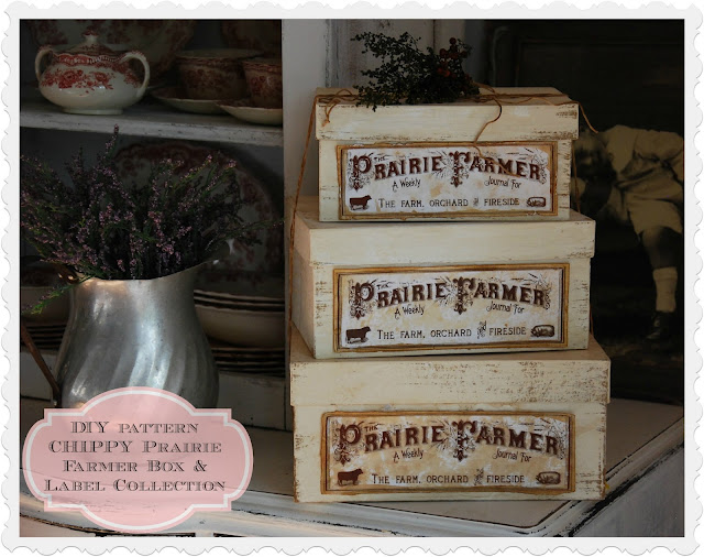Vintage Country Style: Prairie Farmer Pattern & Label Collection