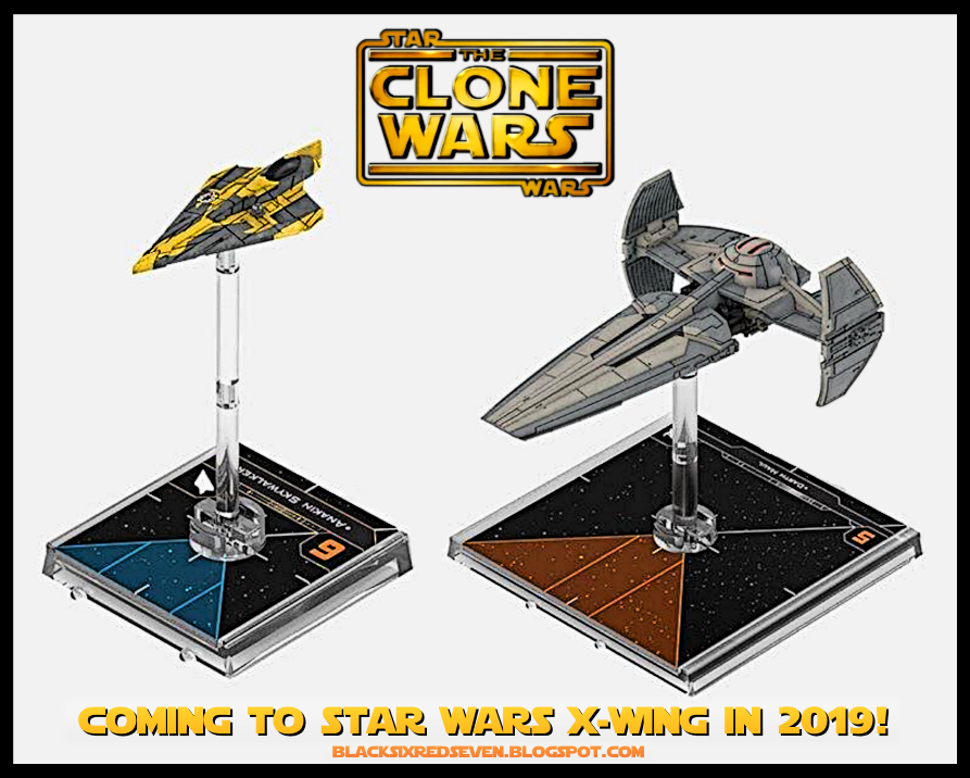 BLACK SIX RED SEVEN: THE CLONE WARS IS COMING TO STAR WARS X-WING!