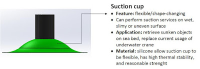 Engineering and Biomimetics: Components of Flexible Suction Cup