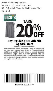 boston market coupons: Dicks Sporting Goods Printable Coupons