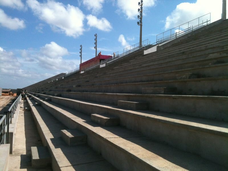 Imagens do estádio Barretão | Vermelho de Paixão