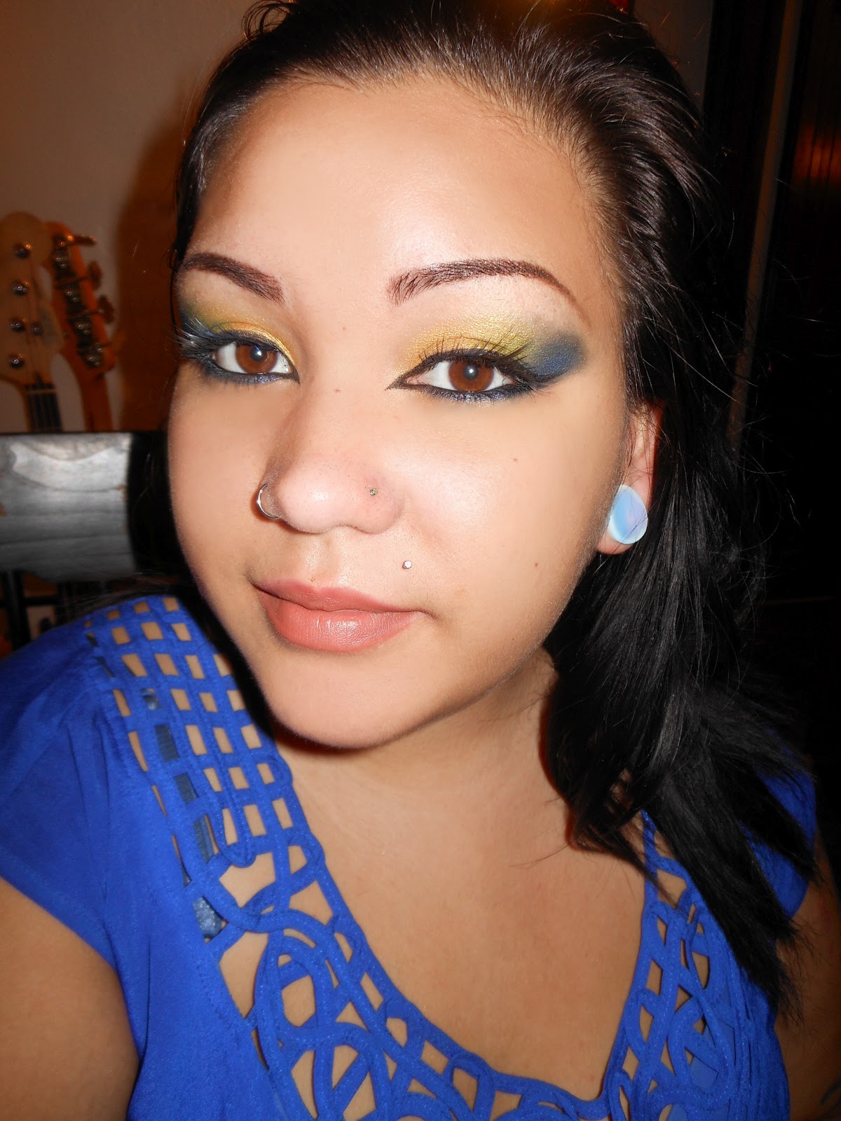 Eastern Luggage: colorful arabic eyes