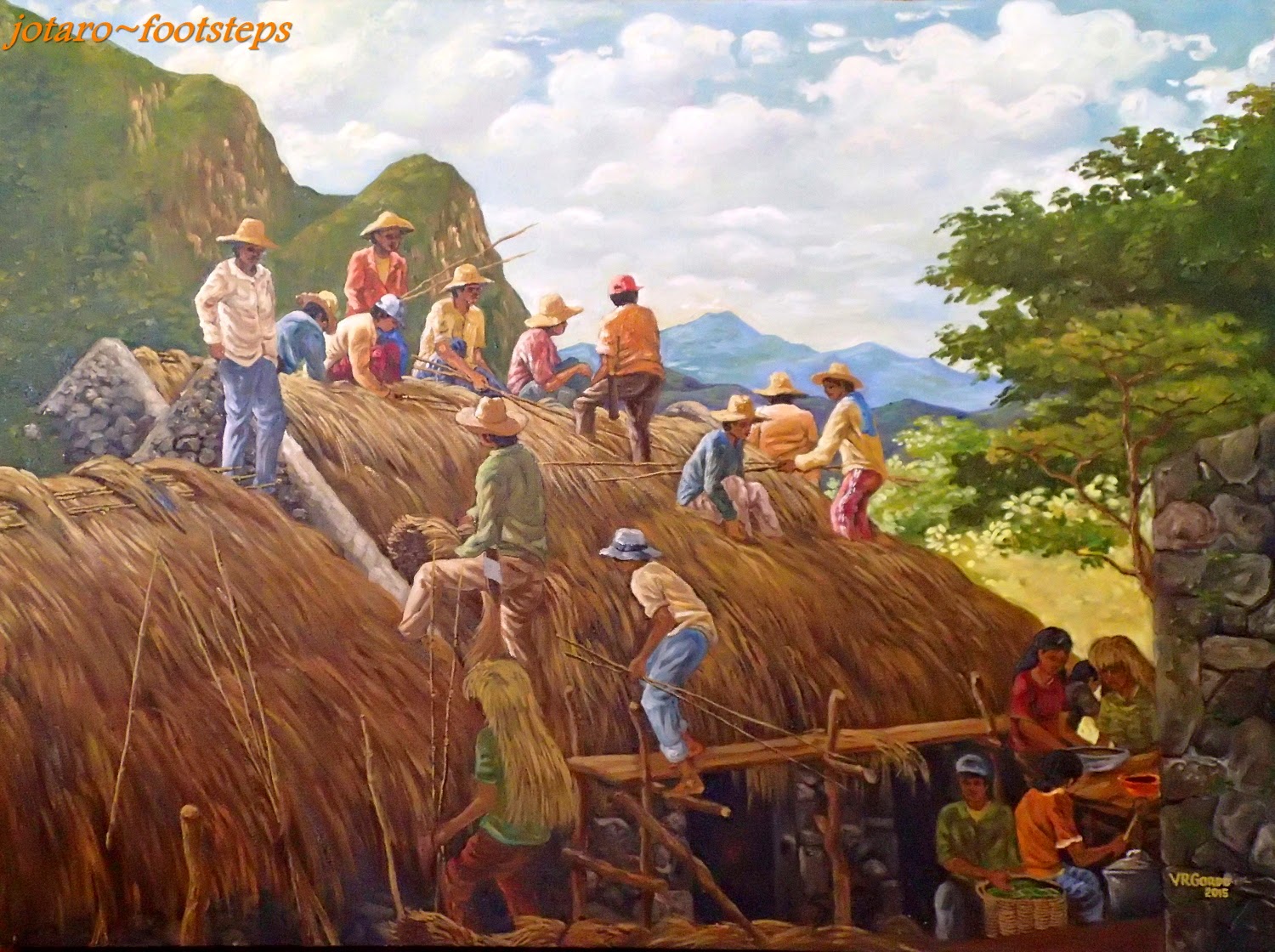 Footsteps - Jotaro's Travels: Art Gallery : Filipino Ivatan Art @ Batanes