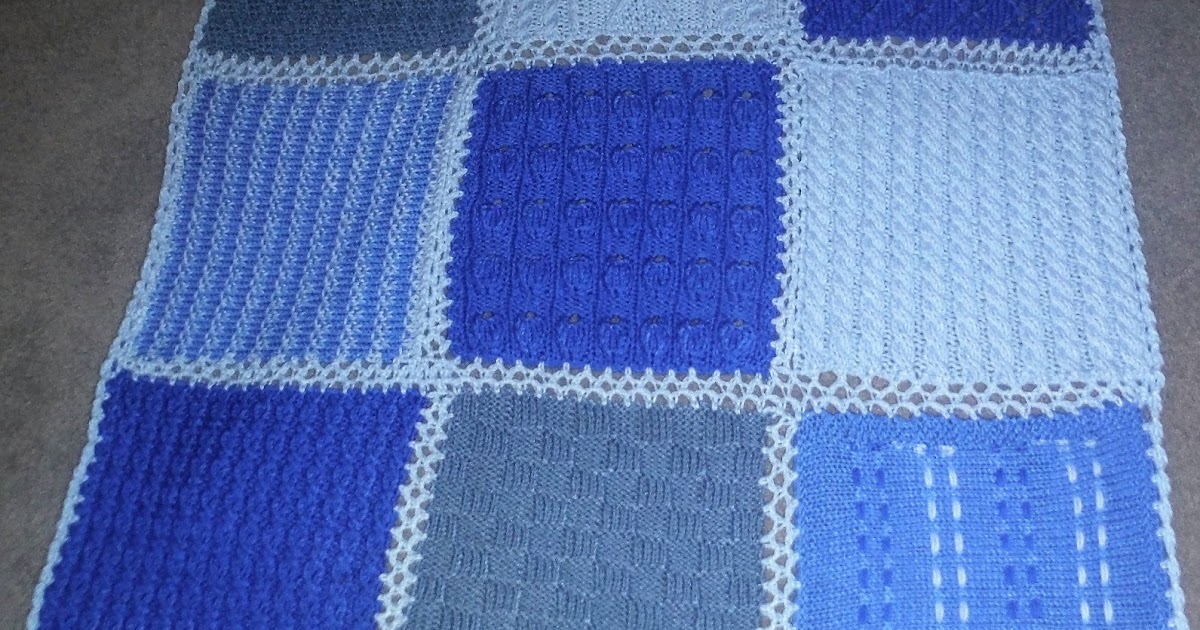 THREAD 'N' STITCHES: Finished Red Heart Sampler Afghan