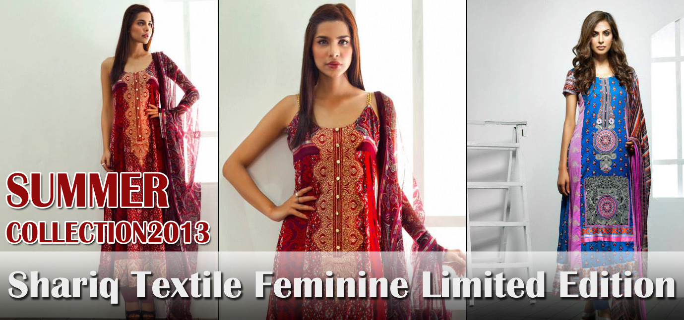 Shariq Textile Feminine Limited Edition Collection 2013 | Shariq ...