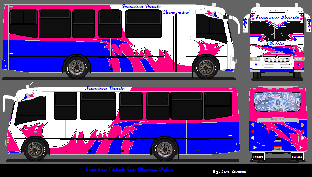 Diseños Autobuses Venezuela: Encavas Pintadas