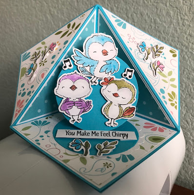 Paper Sunshine: Triangle Corner Pop Up Card
