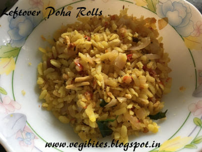 Leftover Poha Rolls | Vegetarian bites to tickle your senses