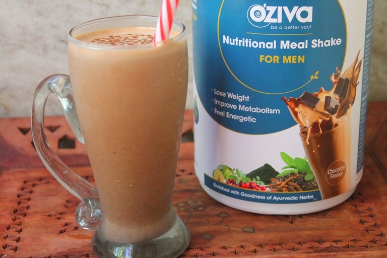 Coffee Lovers Protein Shake Recipe + OZIVA Nutritional Meal Shake ...