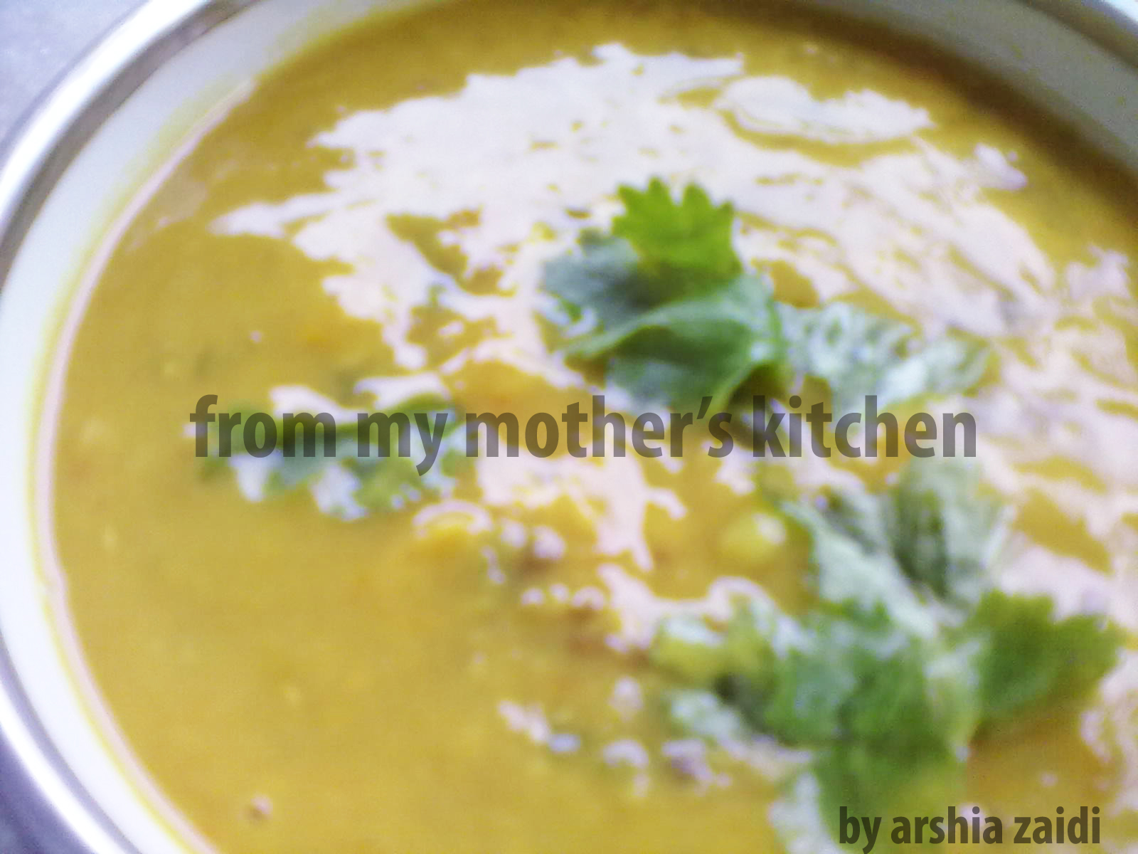 From My Mother's Kitchen: Mixed lentils / Mix daal