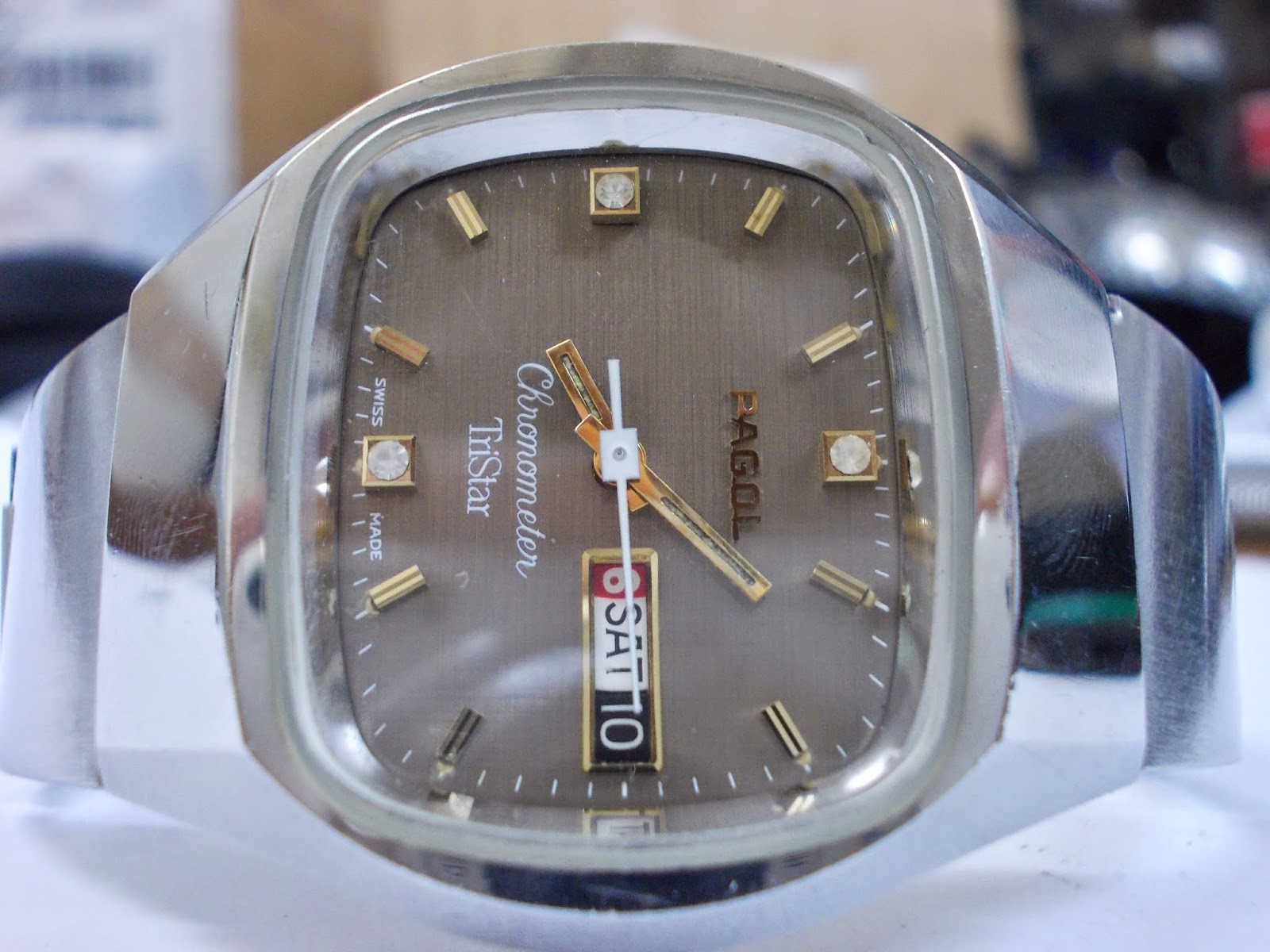 vintage watches: Pagol Tristar Chronometer autoamtic RM880