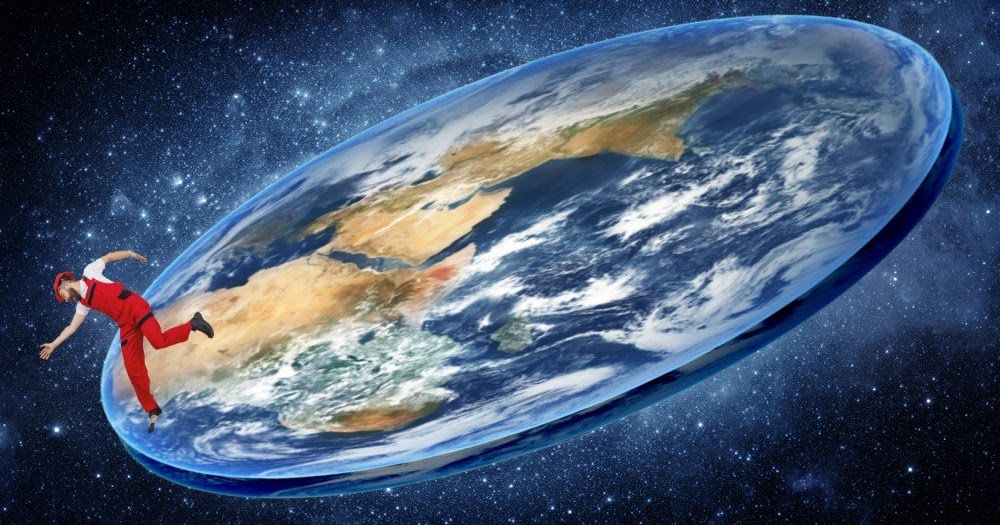 Bonfire of the Vanities: No, the earth is not flat.