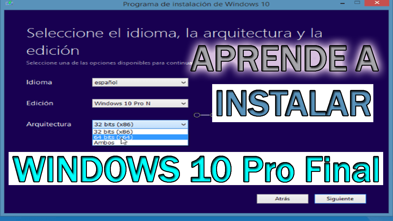 Como Descargar E Instalar Windows 10 Pro Final Full En