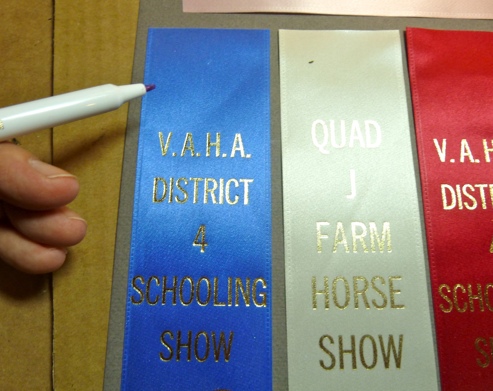 Make it easy crafts: Easy To Make Scrapbook With Old Horse Show Ribbons