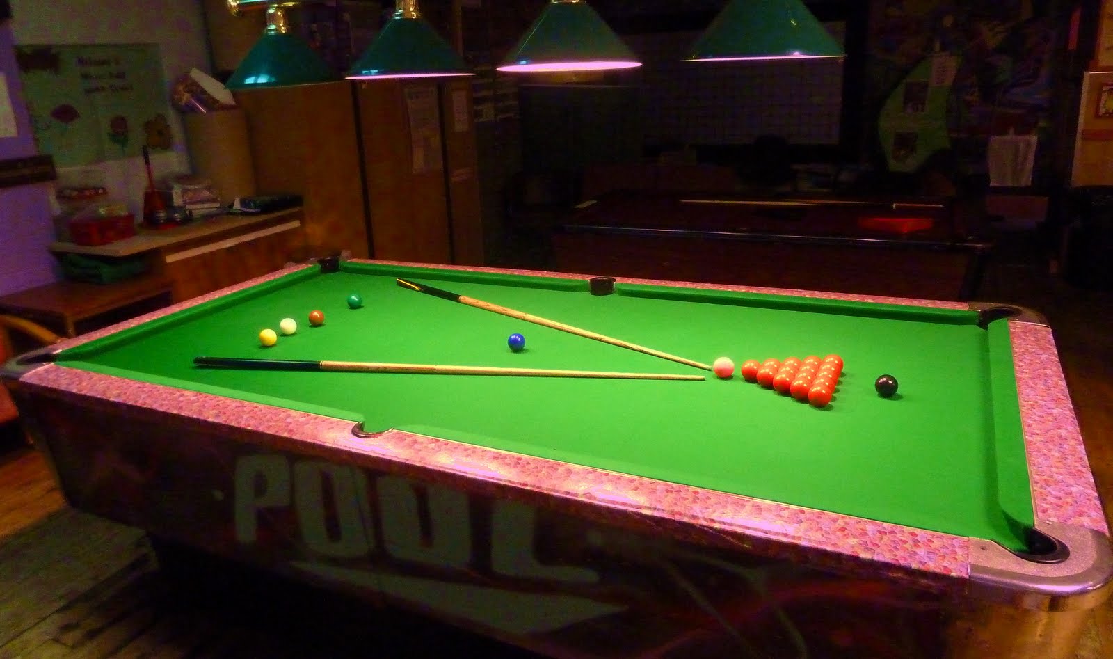 Whitemoss Youth Club & Community Centre: SNOOKER LIGHTS