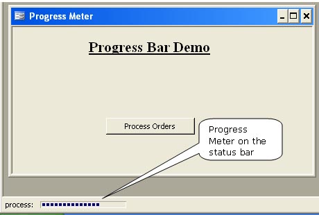 Progress Meter ~ LEARN MS-ACCESS TIPS AND TRICKS