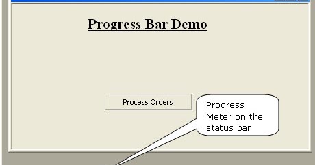 Progress Meter ~ LEARN MS-ACCESS TIPS AND TRICKS