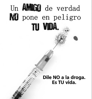 Piénsalo bien antes de dar el primer paso: No a las drogas.