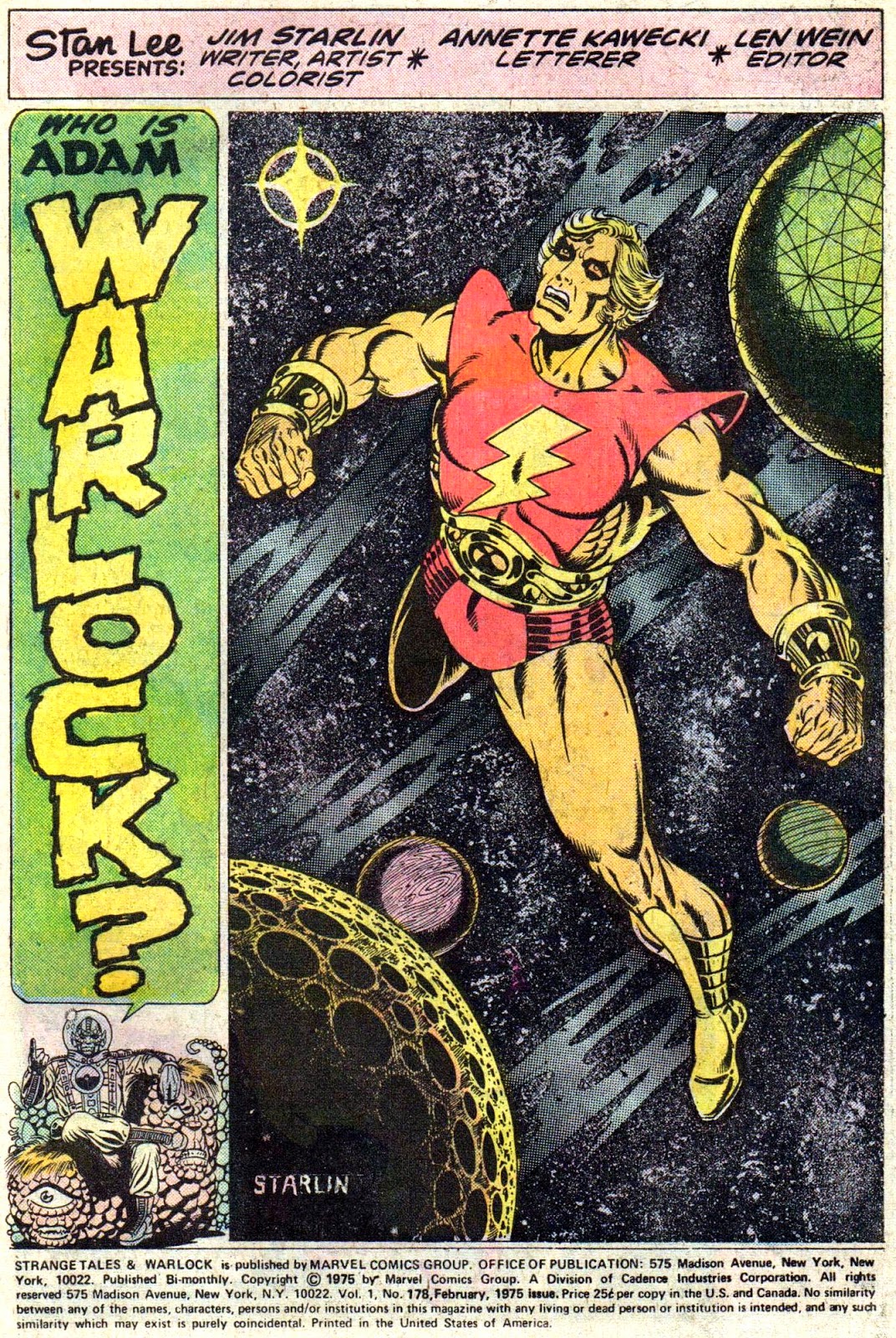 CRIVENS! COMICS & STUFF!: ADAM WARLOCK COVER & IMAGE GALLERY - PART ONE...