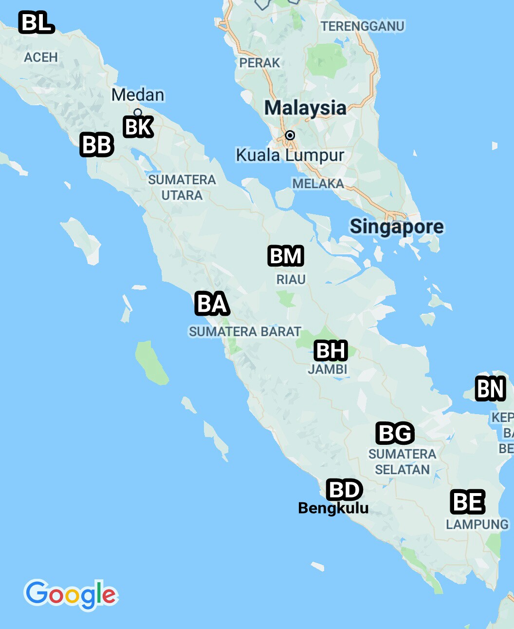 Mengenal Plat Nomor Kendaraan di Indonesia - Jejak Langkah si Prince