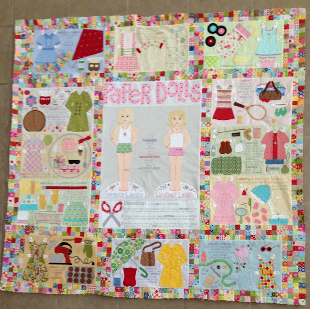 dream quilt create: Paper Doll WIP