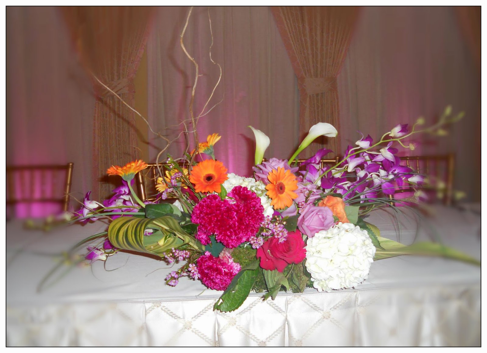 Sublime event design/ Party Productions: Various Floral Designs