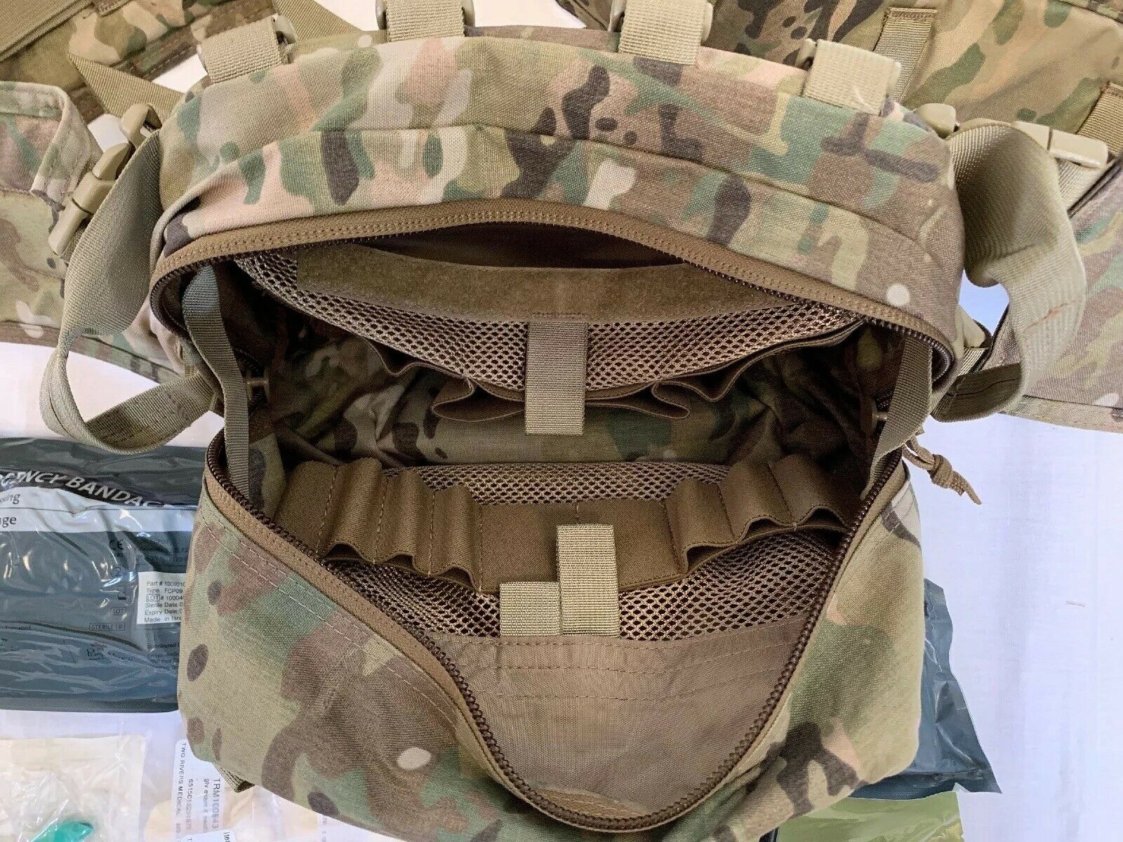Webbingbabel: MES Combat Lifesaver 2009 (CLS Bag Complete) 245A Multicam